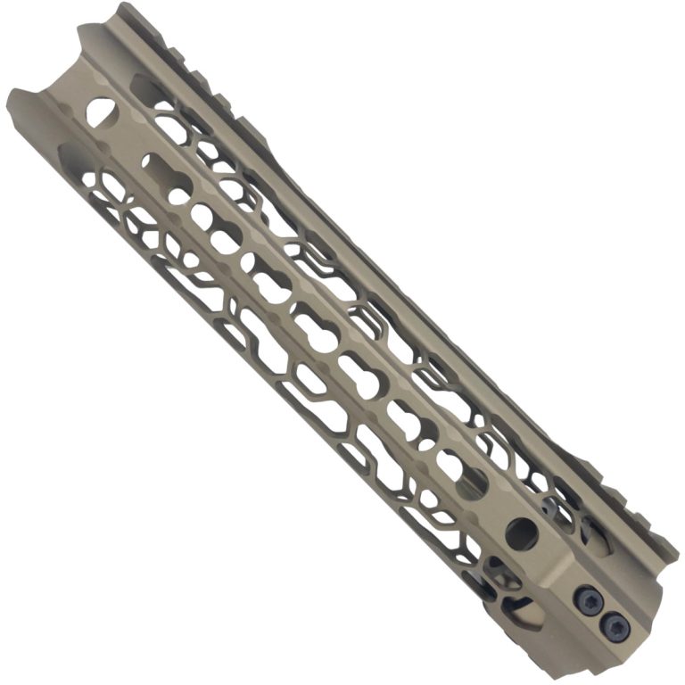 9.5 Inch ODIN O2 Lite Key Mod Metal Gel Blaster Handguard - FDE - X ...