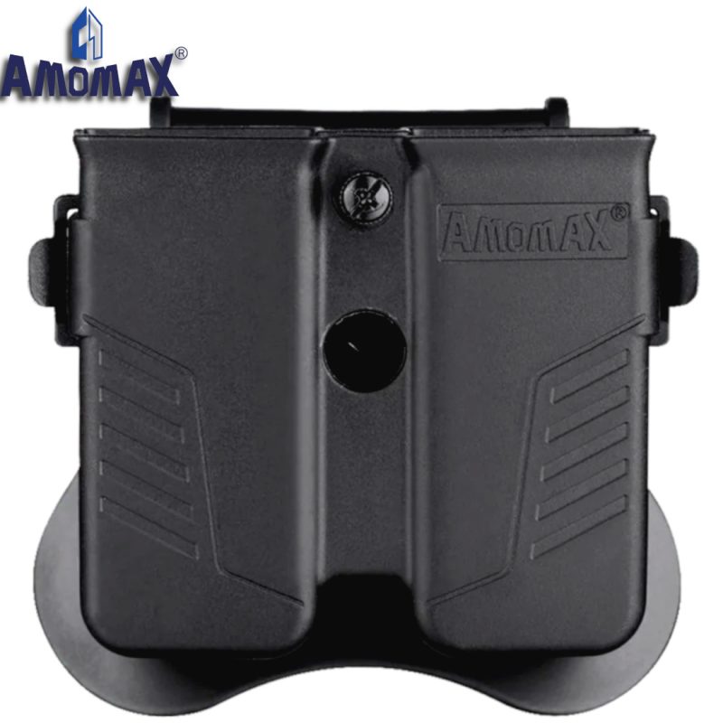 Amomax Universal Double Magazine Pouch - Black | X-Force Tactical