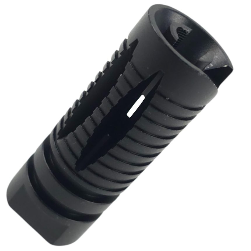 HK Metal Flash Hider Hop Up Unit 14mm - Black - X-Force Tactical