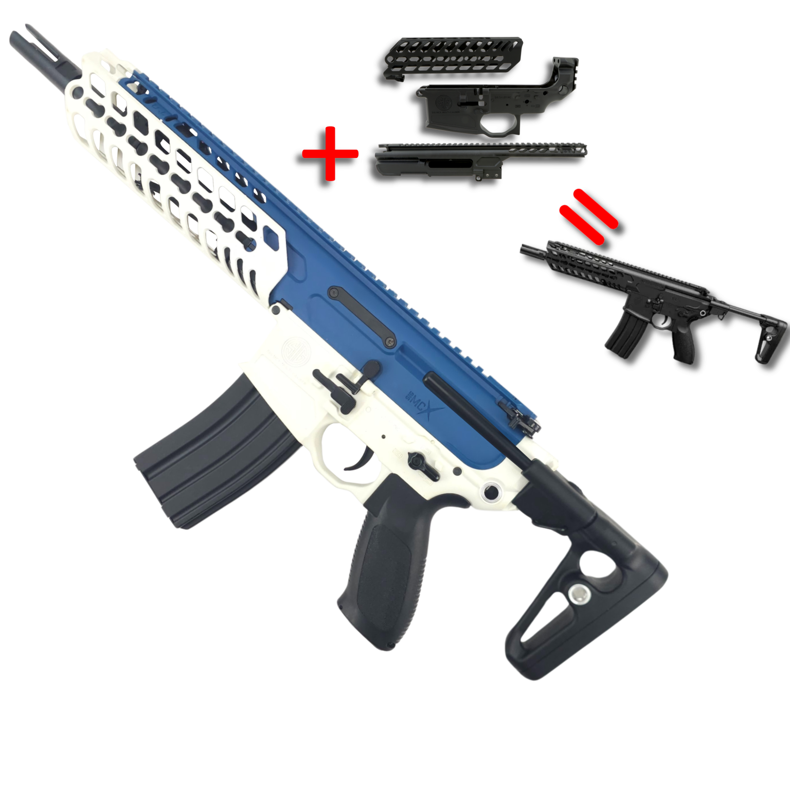 LeHui Sig MCX AEG Gel blaster plus Blackout Kit | X-Force Tactical