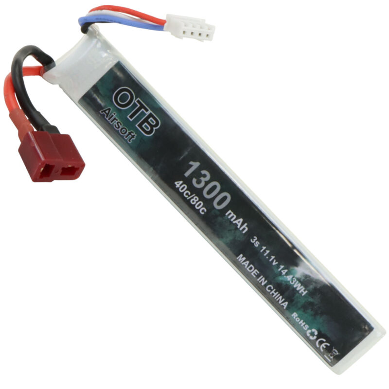 OTB Deans plug 1300mah 11.1v Li-Po Gel Blaster Battery | X-Force Tactical