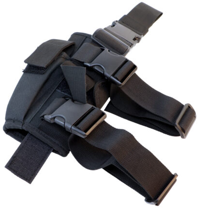 Universal Drop Leg Gel Blaster Pistol Holster - RH Black | X-Force Tactical
