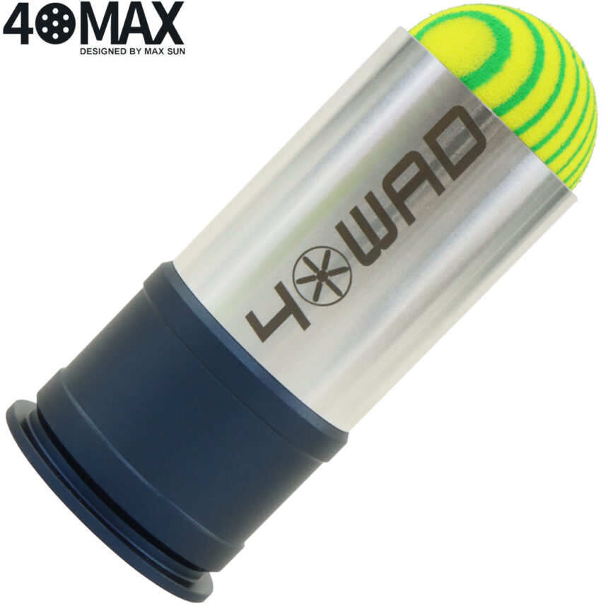 40WAD Grenade Shell - Green Gas Powered Foam Ball grenade Shell by Max Sun