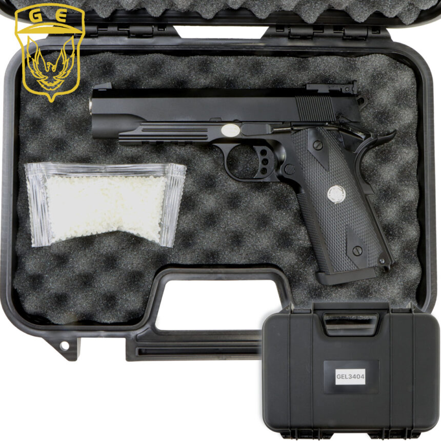 Golden Eagle 1911 Desert Warrior Green Gas Gel Blaster | X-Force Tactical