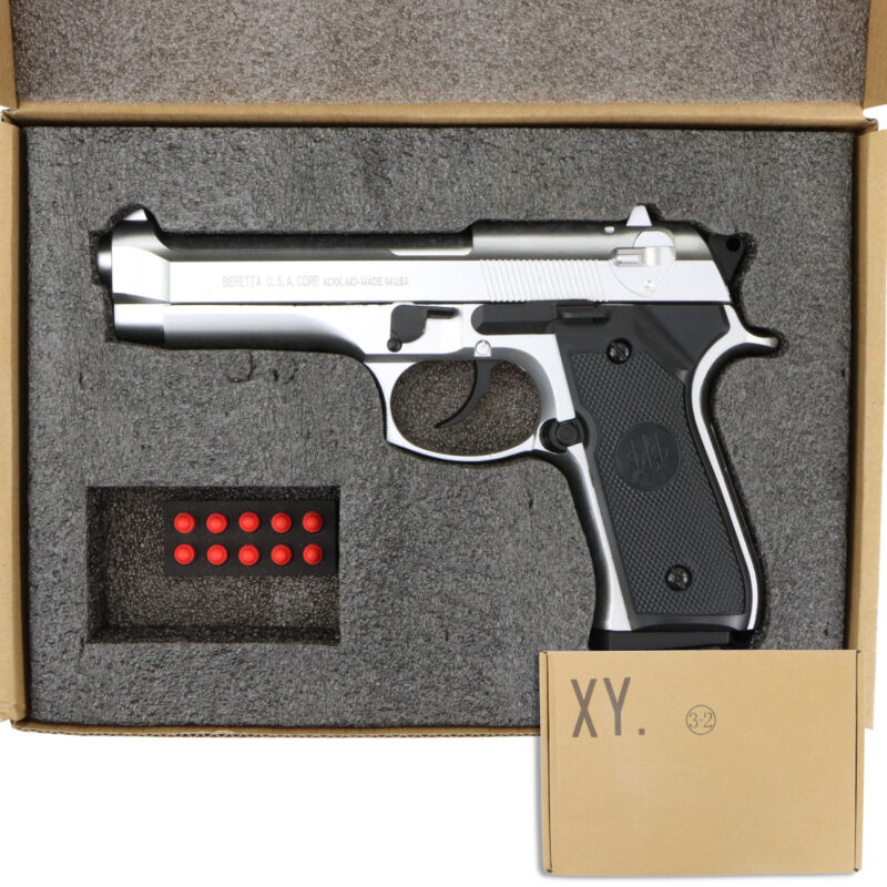 KELe AQK92 Beretta Manual Gel Blaster - Silver | X-Force Tactical