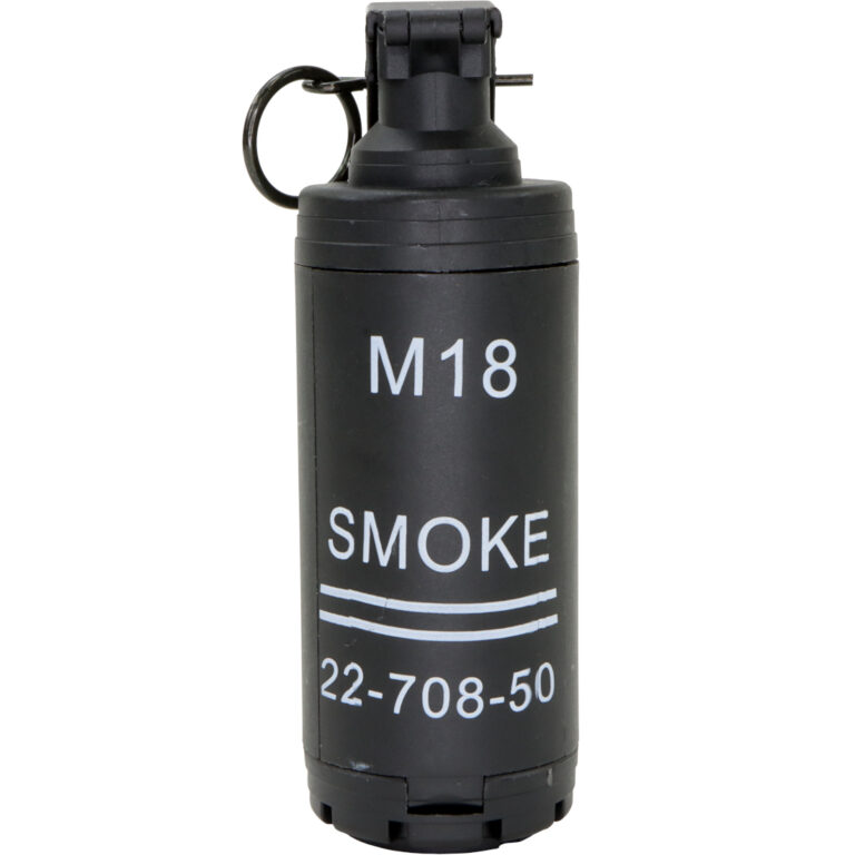 Large M18 Smoke Spring Loaded Gel Grenade - Black | X-Force Tactical