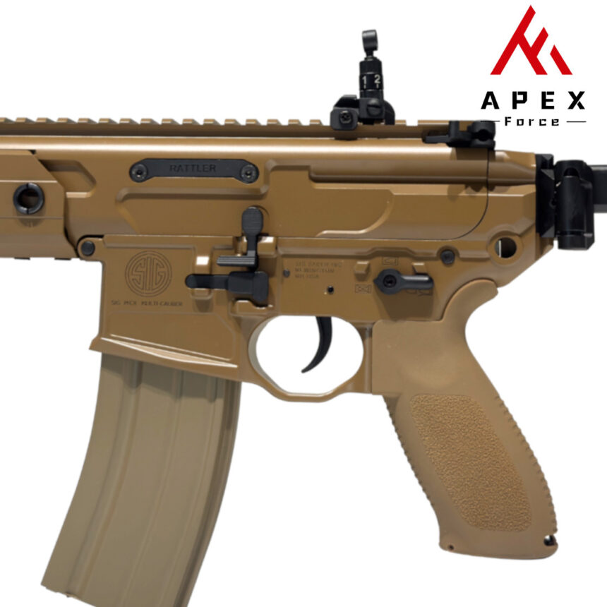 SIG MCX Rattler Tan AEG Gel Blaster Assault Rifle | Apex Force Ultra Line (AF-S002-Tan) | X ...