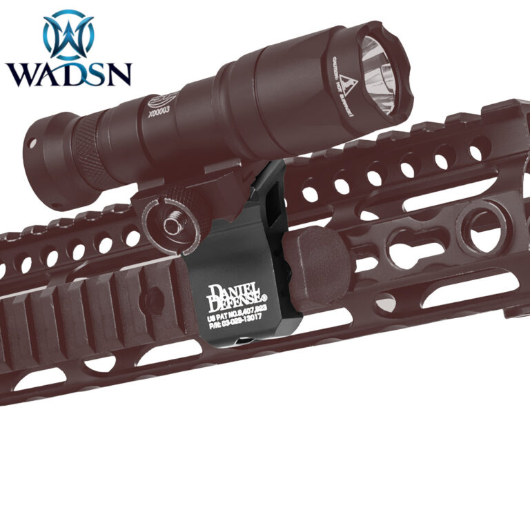 DD 1 O-Clock Offset Picatinny Rail Riser Mount - Black | X-Force Tactical