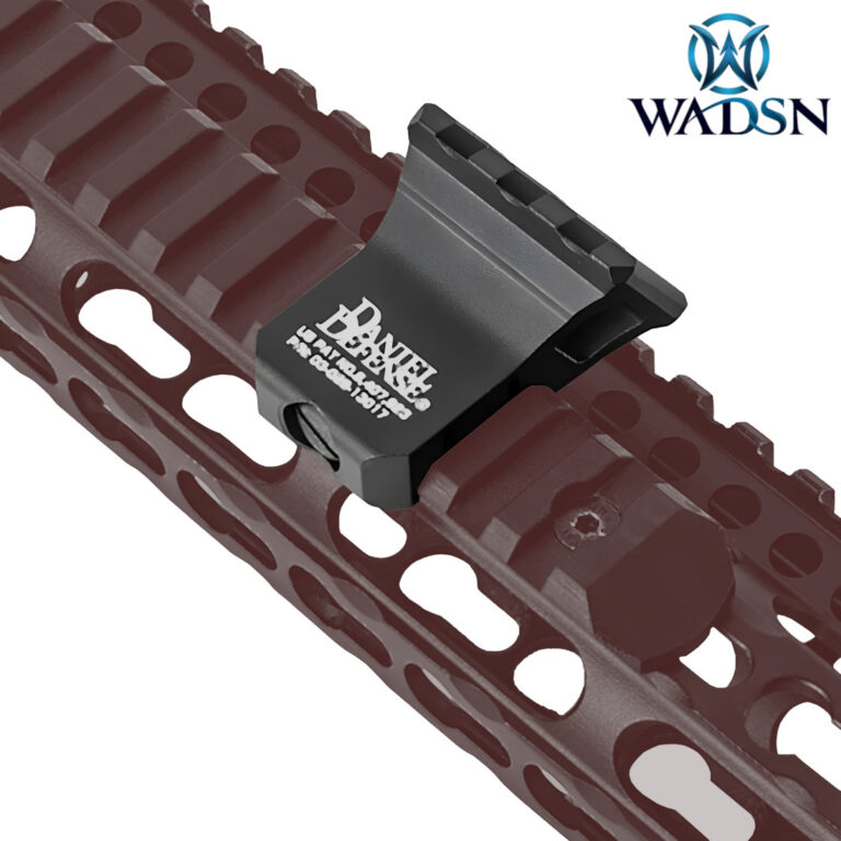 DD 1 O-Clock Offset Picatinny Rail Riser Mount - Black | X-Force Tactical