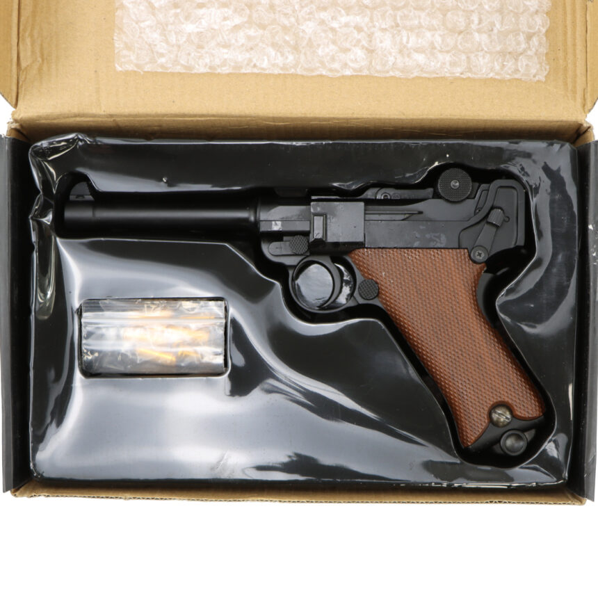 KELe Luger P08 Shell Ejecting Laser Pistol | X-Force Tactical