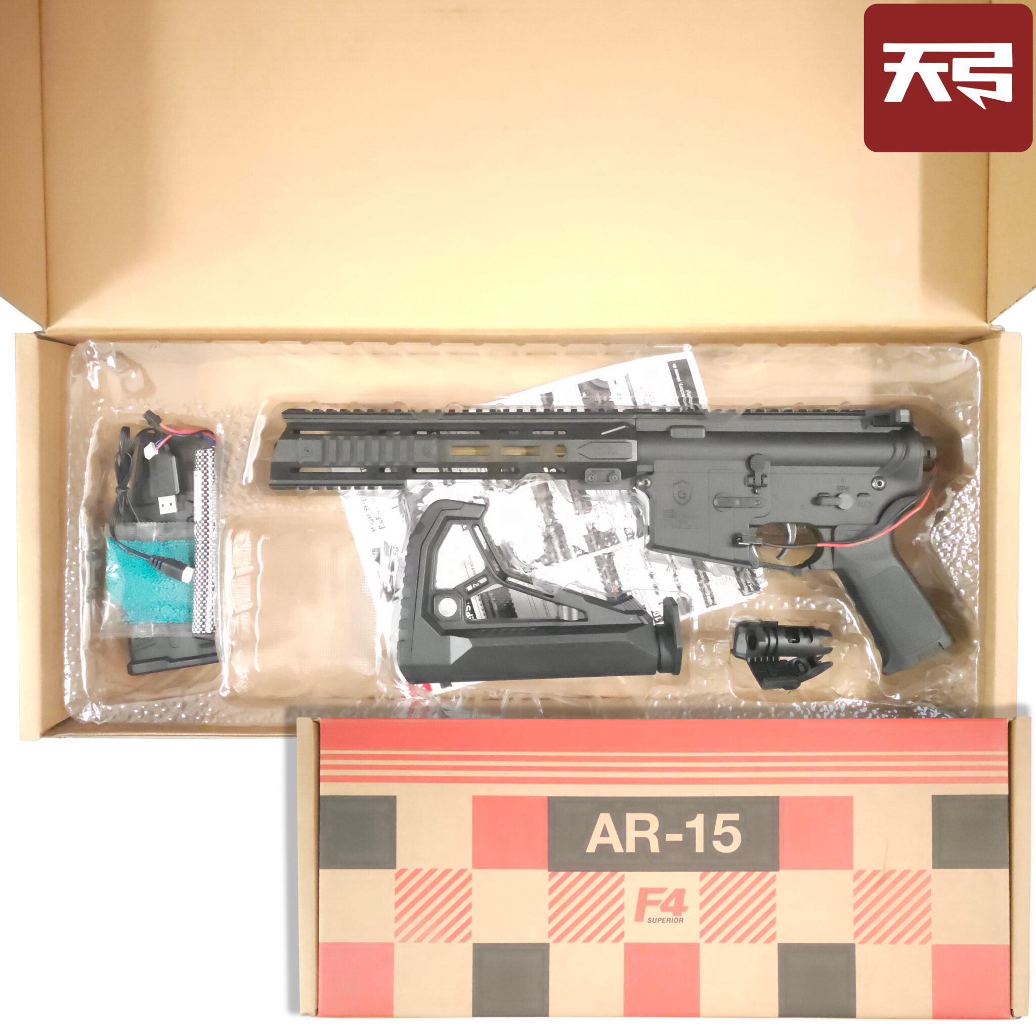TG F4 AR15-M4A1 AEG Gel Blaster | X-Force Tactical