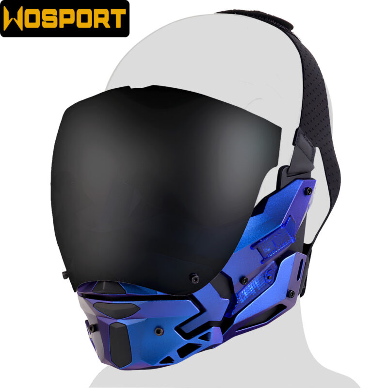Wosport Hyacinth LED Cyberpunk Night Mask | X-Force Tactical