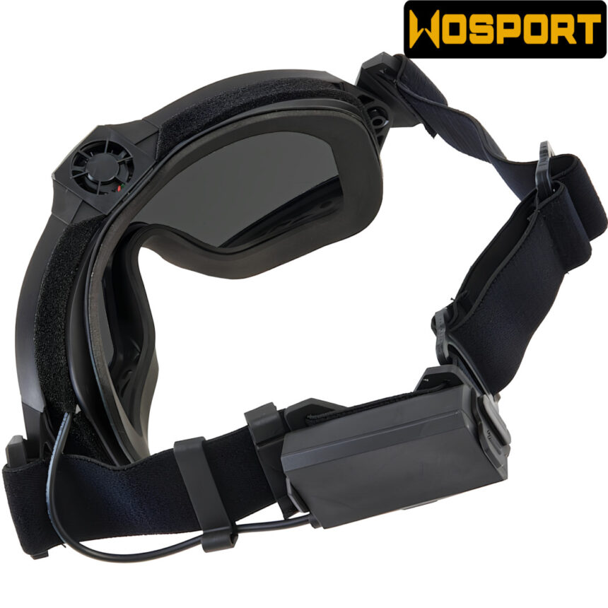 Wosport Tactical Anti-Fog Fan Glasses Goggle Style Mask | X-Force Tactical