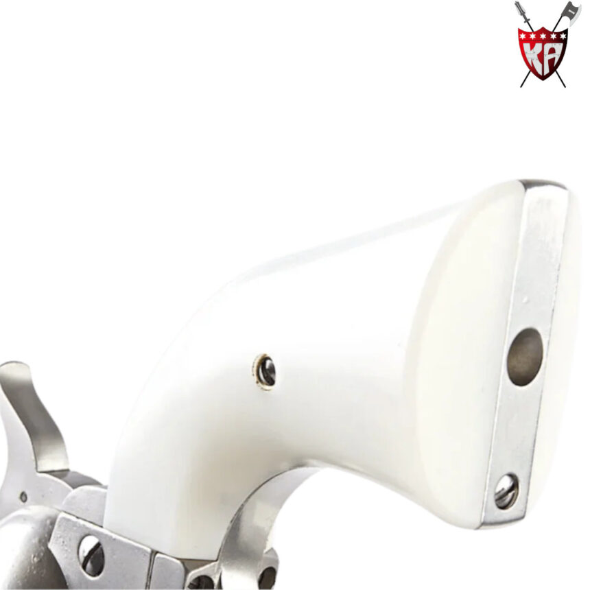 King Arms Silver SAA Colt 45 Peacemaker Green Gas Gel Blaster Revolver ...